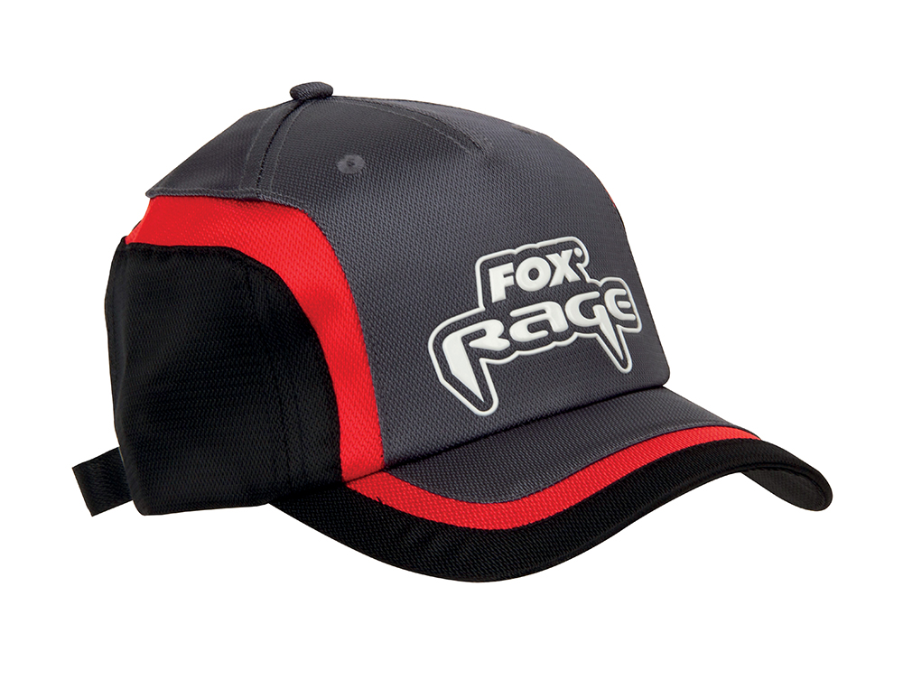 Casquette Fox Rage noir gris rouge - Integral Pêche
