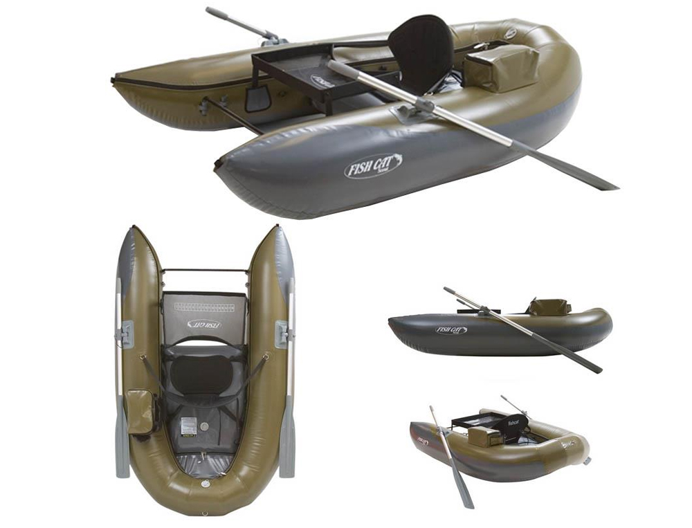 Float tube Outcast Fish Cat Scout Bleu - Integral Pêche